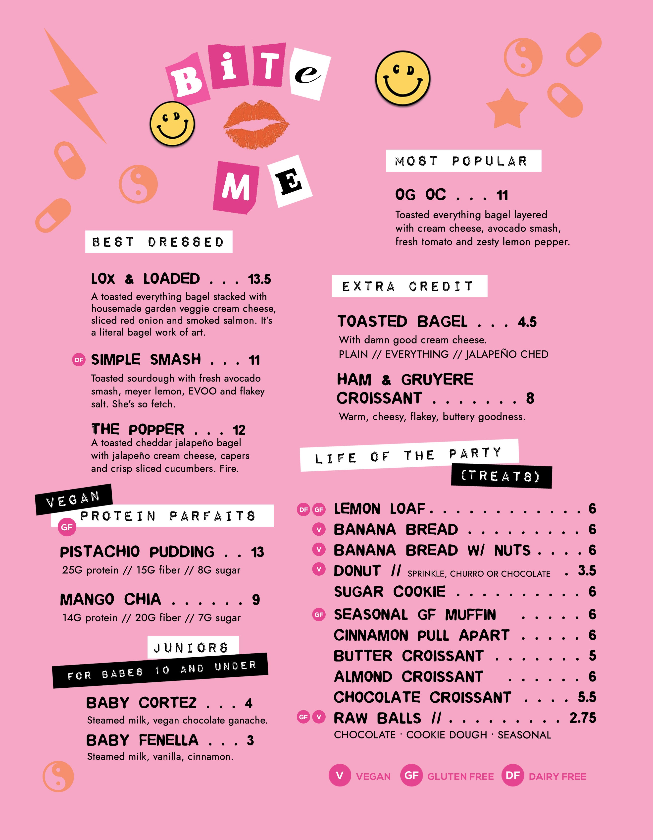 Clubhouse Menu – Coffee Dose