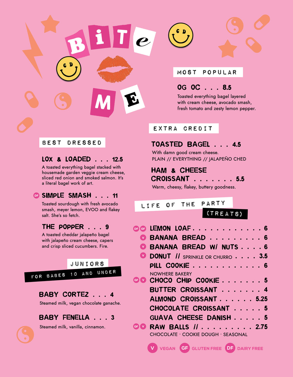 Clubhouse Menu – Coffee Dose